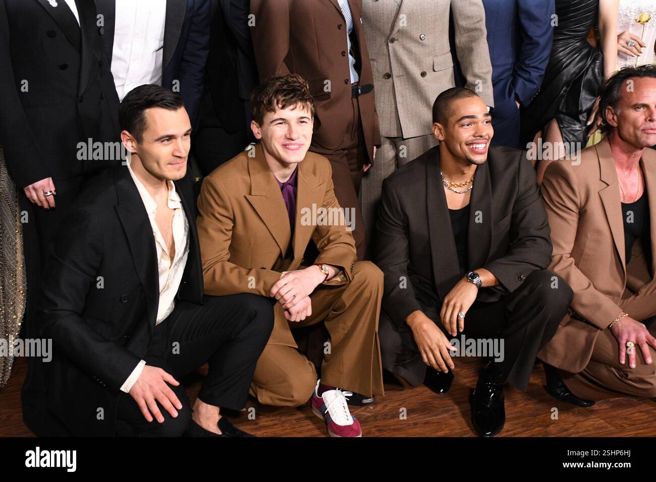 Los Angeles, California, USA 10th February 2025 (L-R) Actor Julian ...