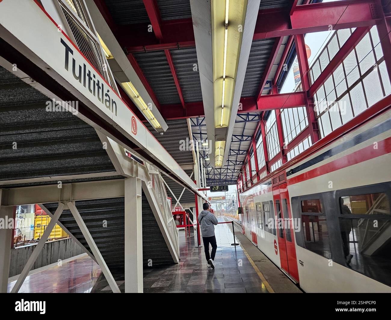 Mexico State, Mexico - Nov 20 2024: Tultitlan Station of the Suburban ...