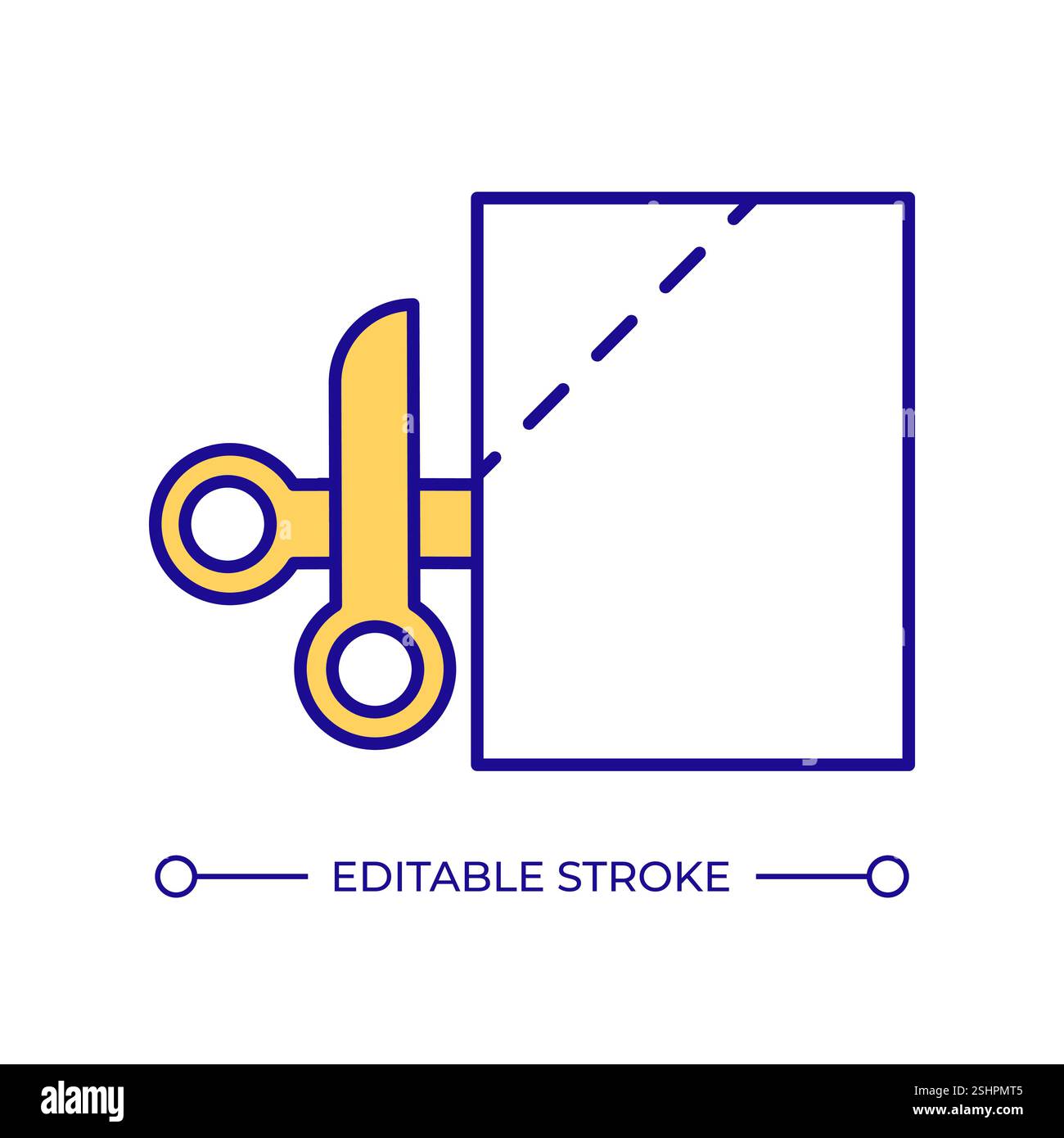 Cutting paper RGB color icon Stock Vector Image & Art - Alamy