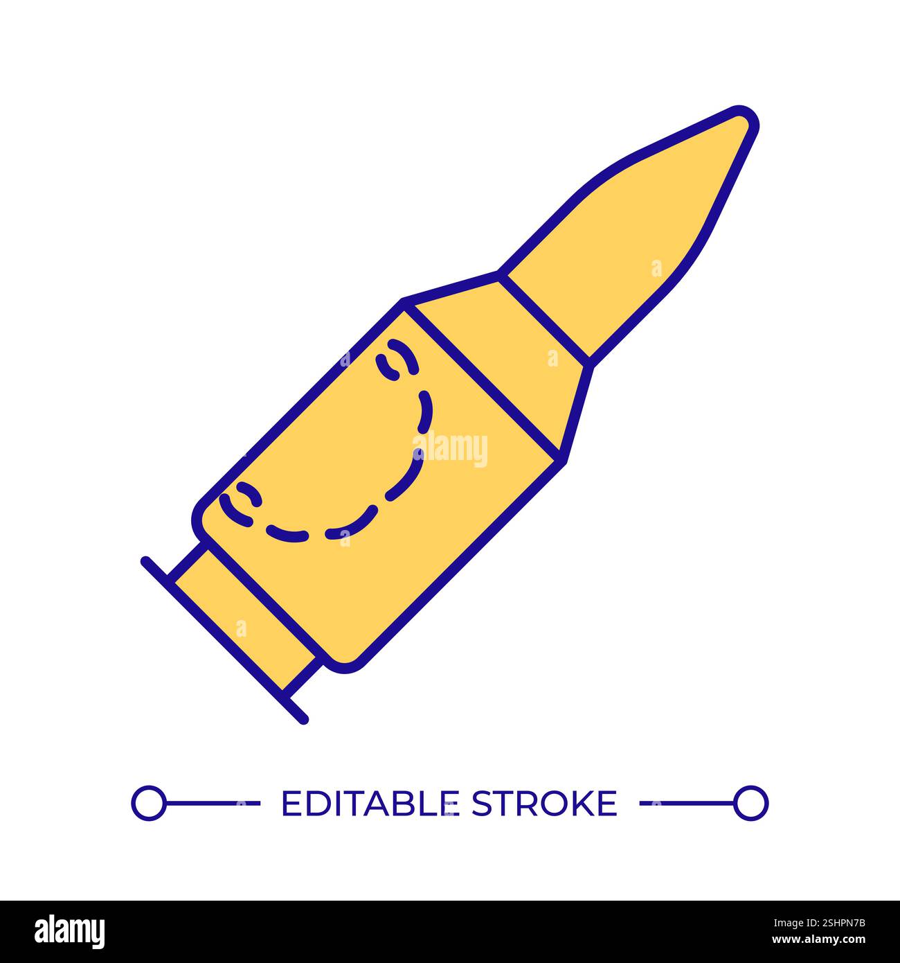 Bullet bite mark hi-res stock photography and images - Alamy