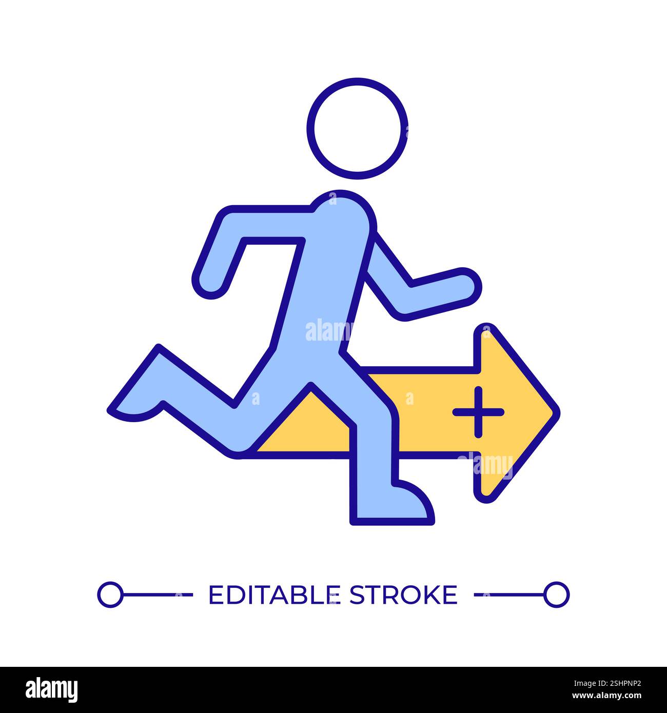 Running man pictogram icon image Stock Vector Images - Alamy