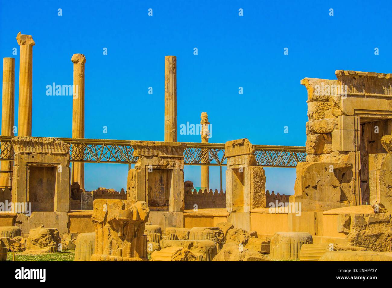 Persepolis, an ancient capital of the kings of the Achaemenian dynasty ...
