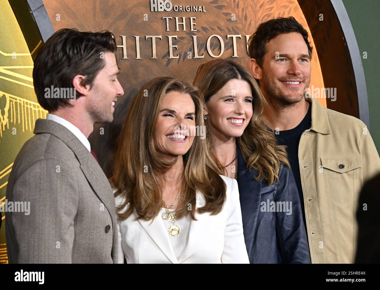 Los Angeles, USA. 10th Feb, 2025. Patrick Schwarzenegger, Maria Shriver ...