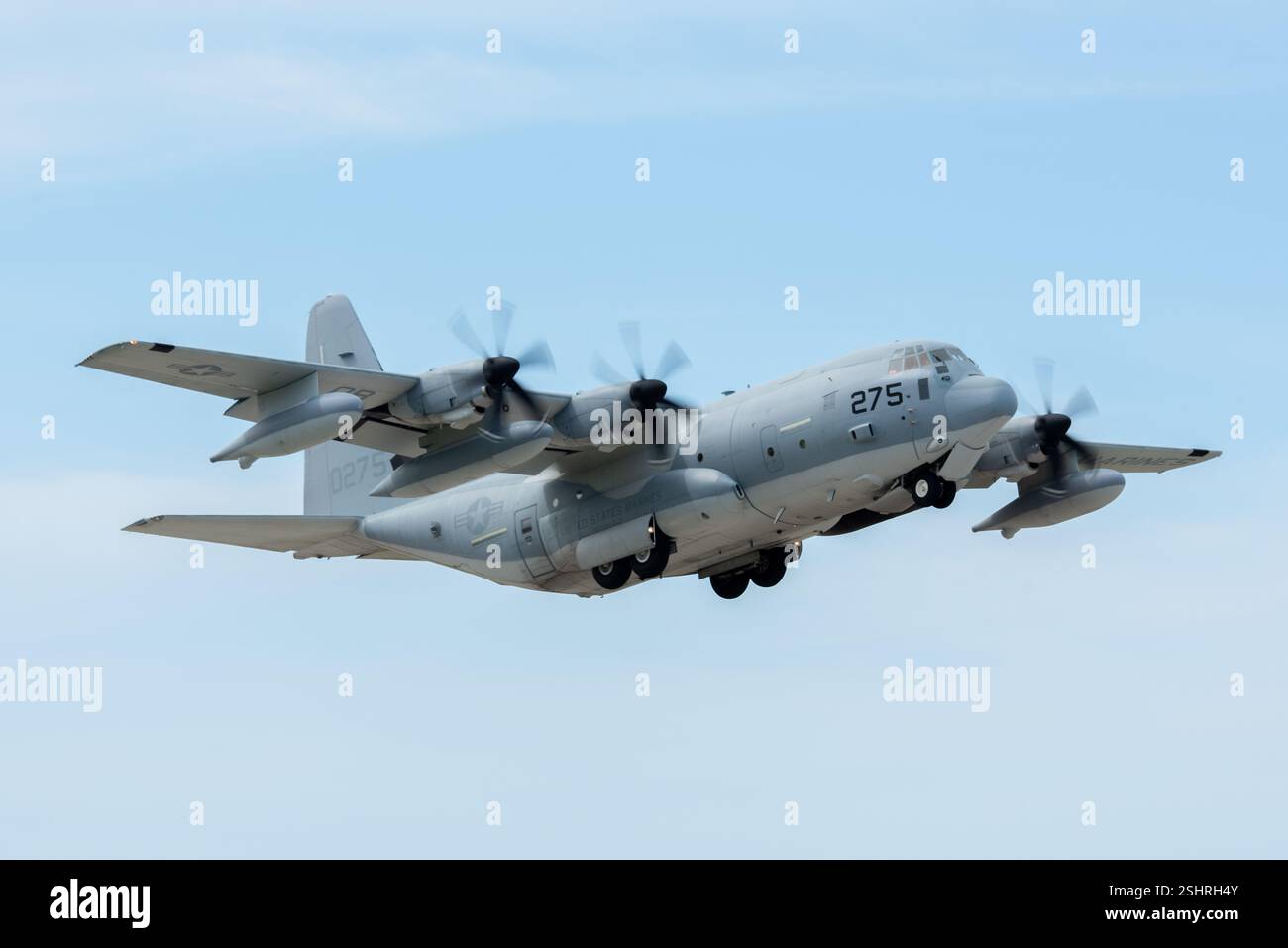 A KC-130J Super Hercules assigned to Marine Aerial Refueler Transport ...