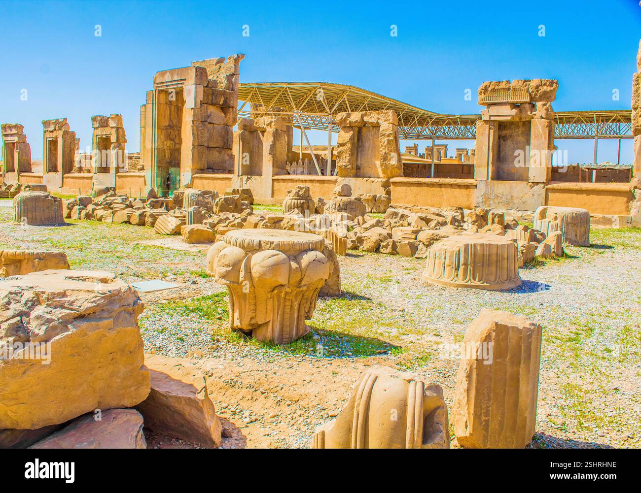 Persepolis, an ancient capital of the kings of the Achaemenian dynasty ...