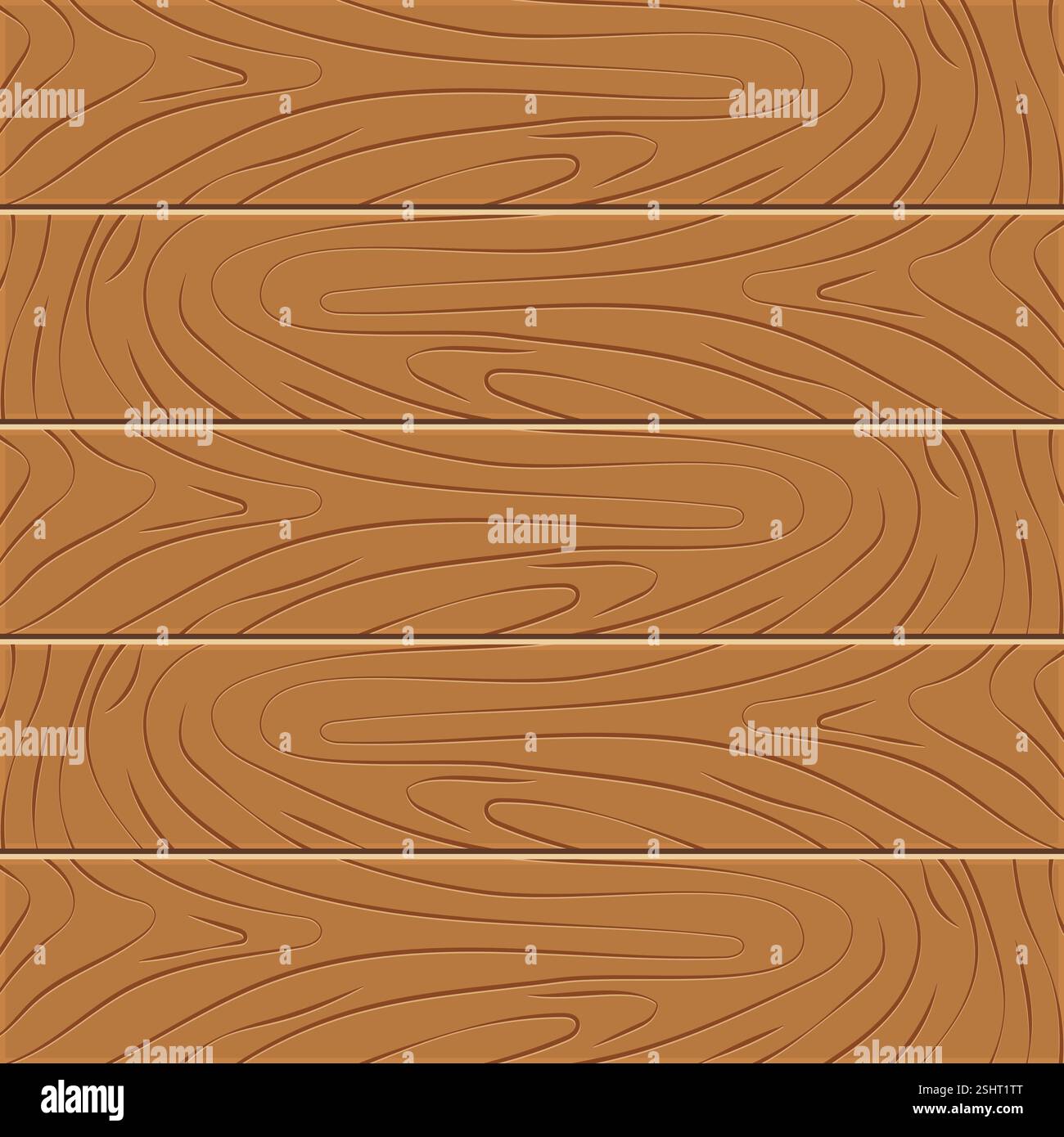 Wood texture background. Five wooden boards in flat design. Vector ...