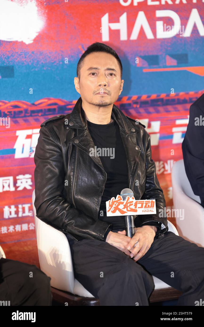 Chinese actor Zhang Hanyu attends an activity in Beijing, China, 7 ...