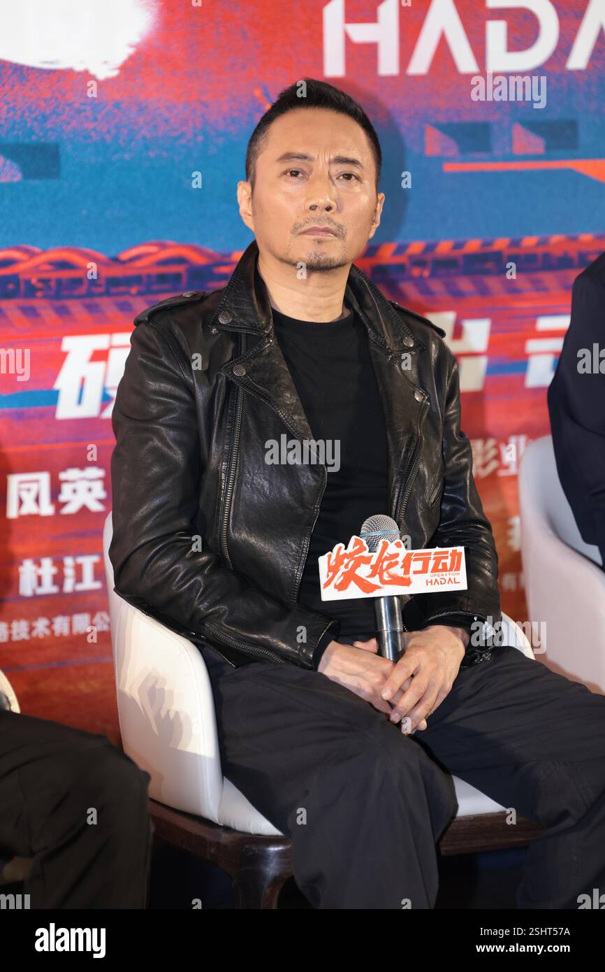 Chinese actor Zhang Hanyu attends an activity in Beijing, China, 7 ...