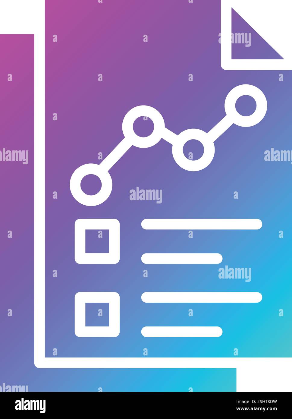 Files report icon outline Stock Vector Images - Alamy