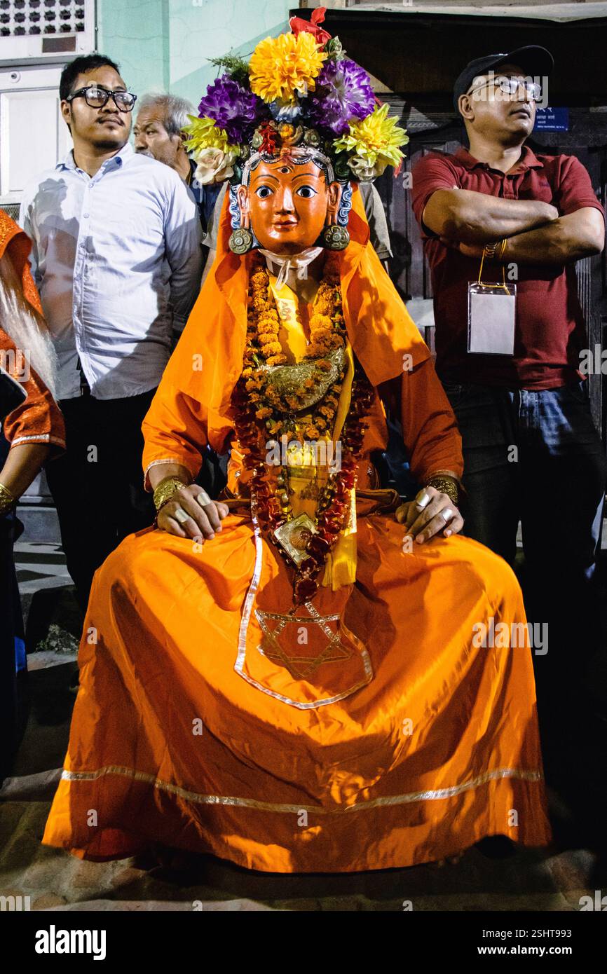 Indrayani goddess of the ashta matrika dance hi-res stock photography ...