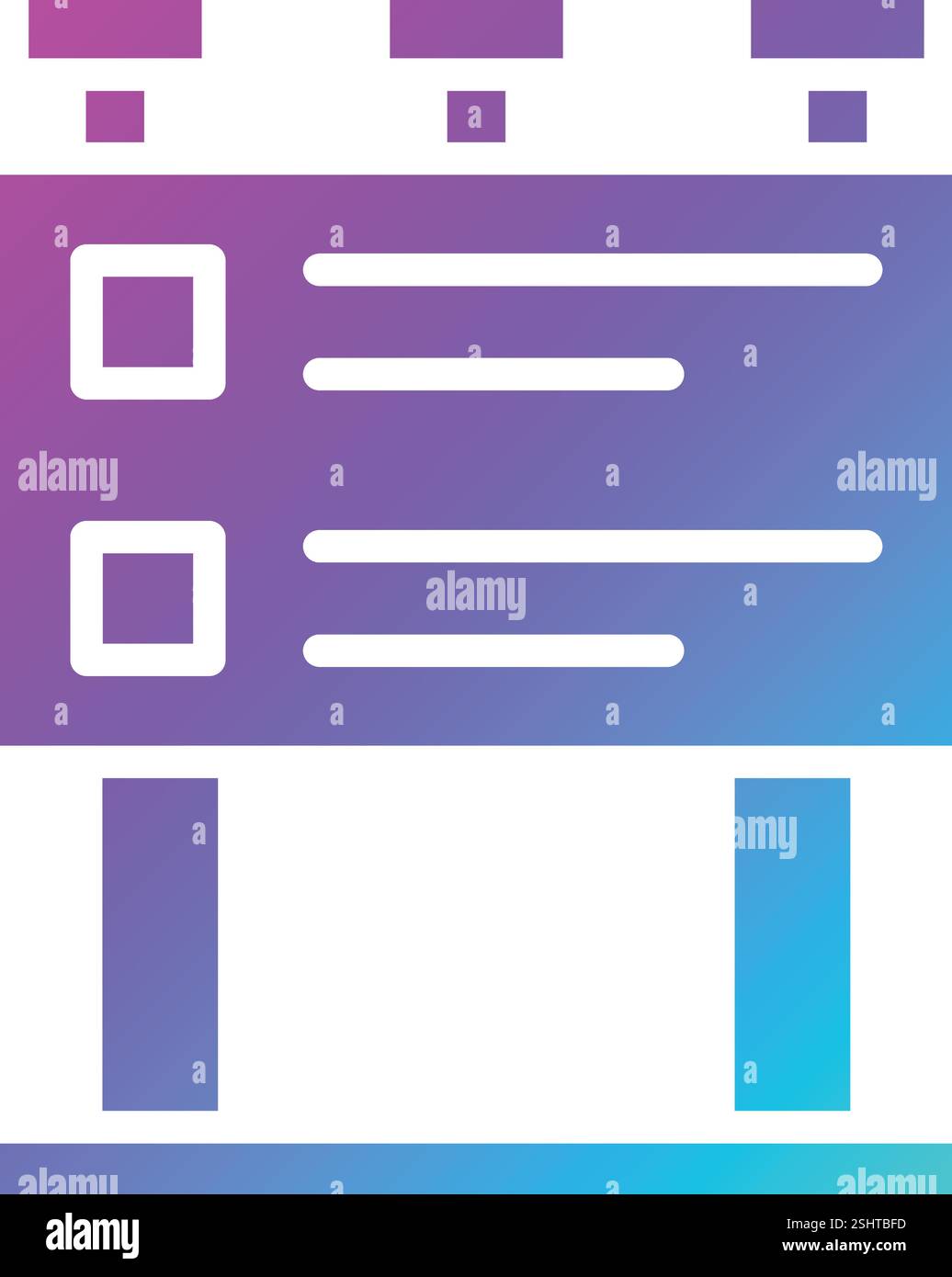Billboard line icon outline Stock Vector Images - Alamy