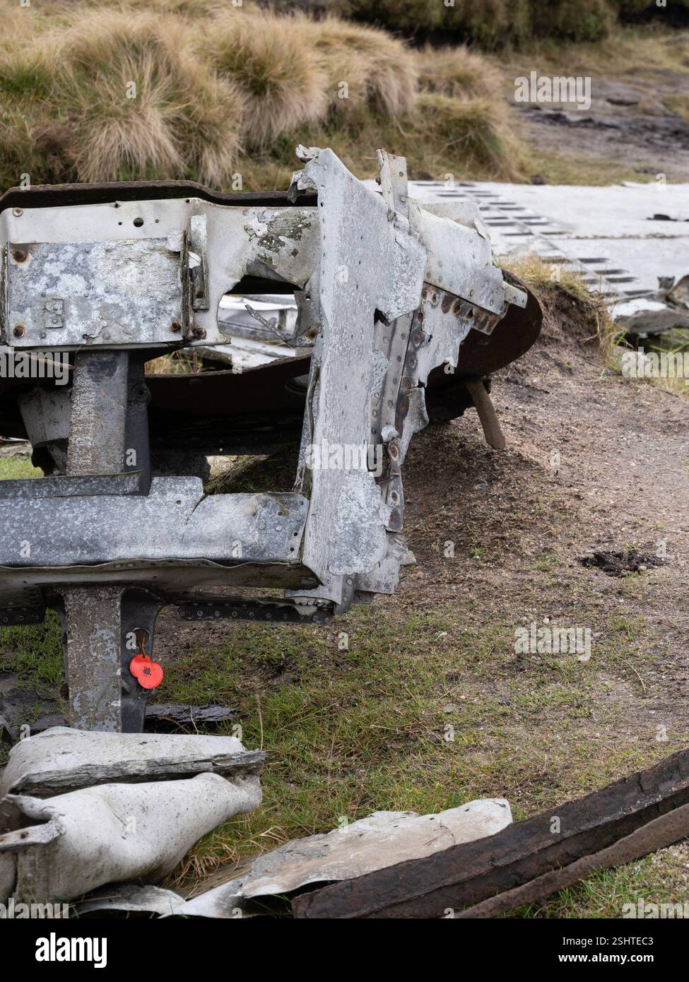 Engine wreckage from Boeing RB-29A Superfortress that crashed on ...