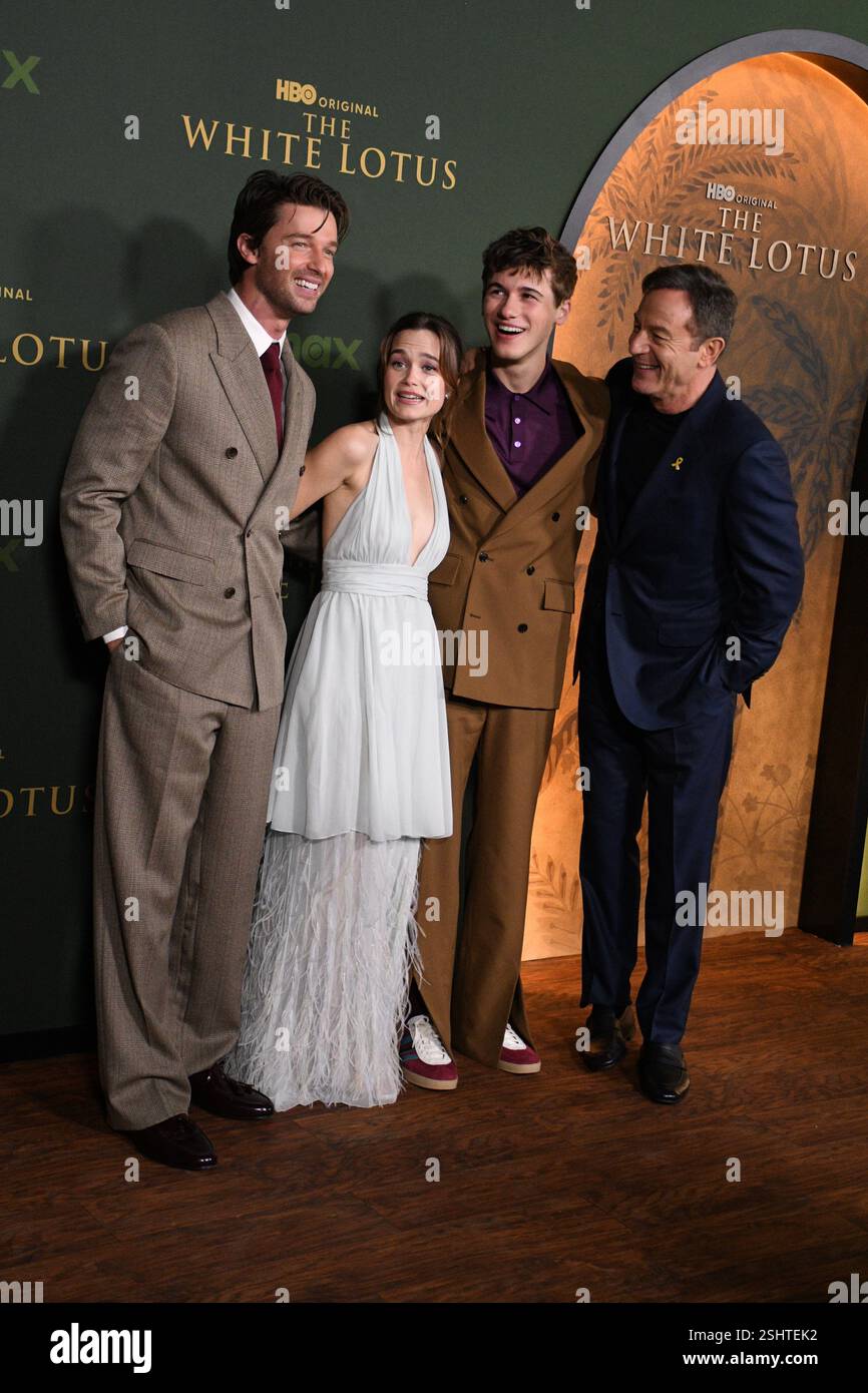 Los Angeles, California, USA 10th February 2025 (L-R) Actor Patrick ...