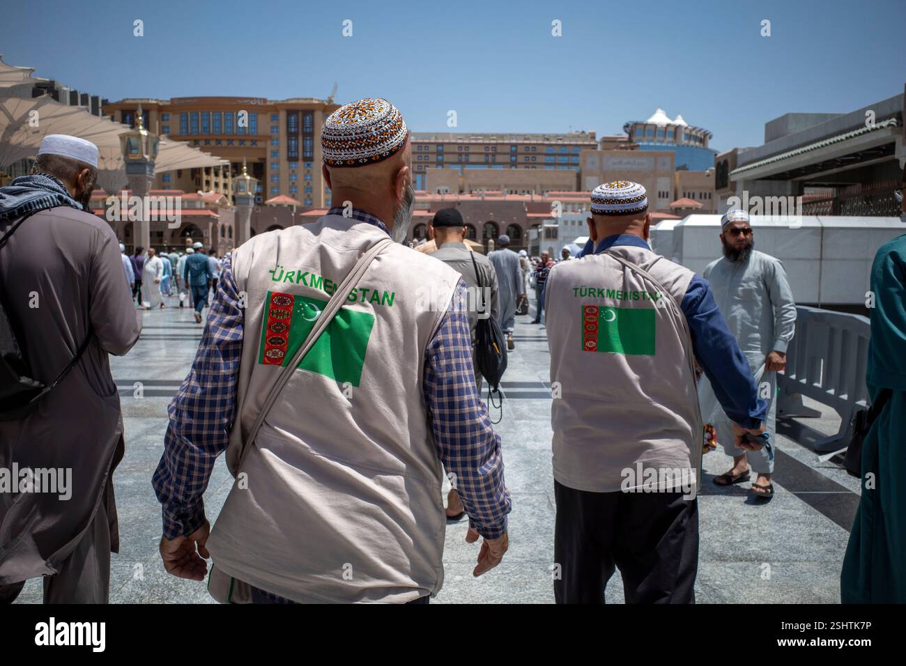 Medina, Saudi Arabia - July 1, 2024: Hajj and Umrah pilgrim from ...