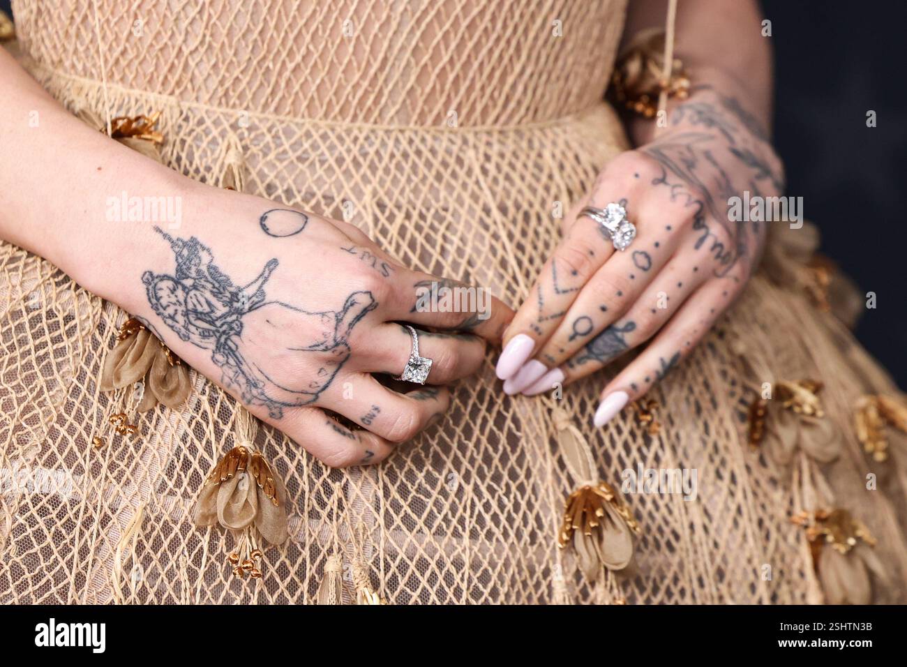 SANTA MONICA, LOS ANGELES, CALIFORNIA, USA - FEBRUARY 07: Ariana Grande ...