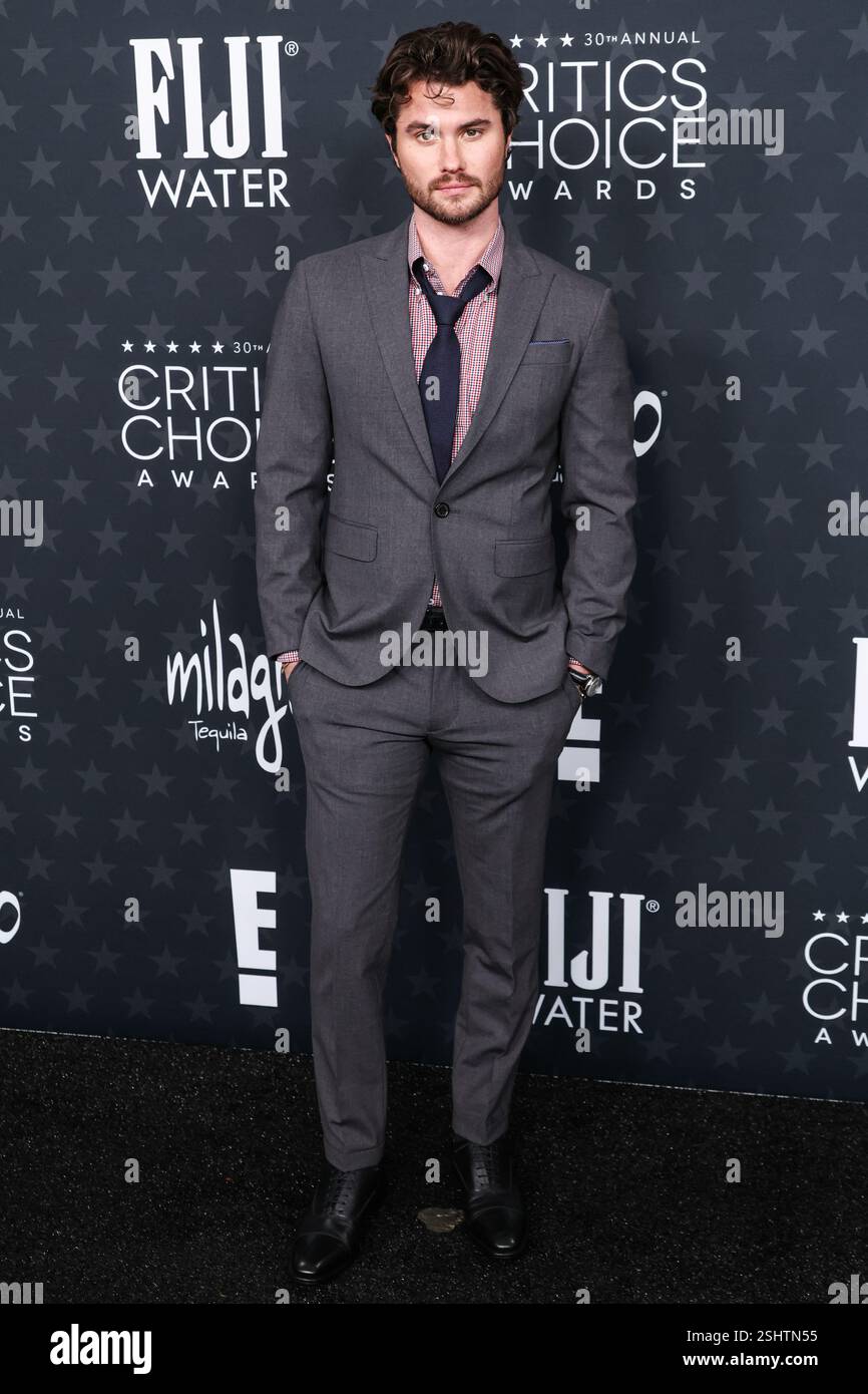 SANTA MONICA, LOS ANGELES, CALIFORNIA, USA - FEBRUARY 07: Chase Stokes ...