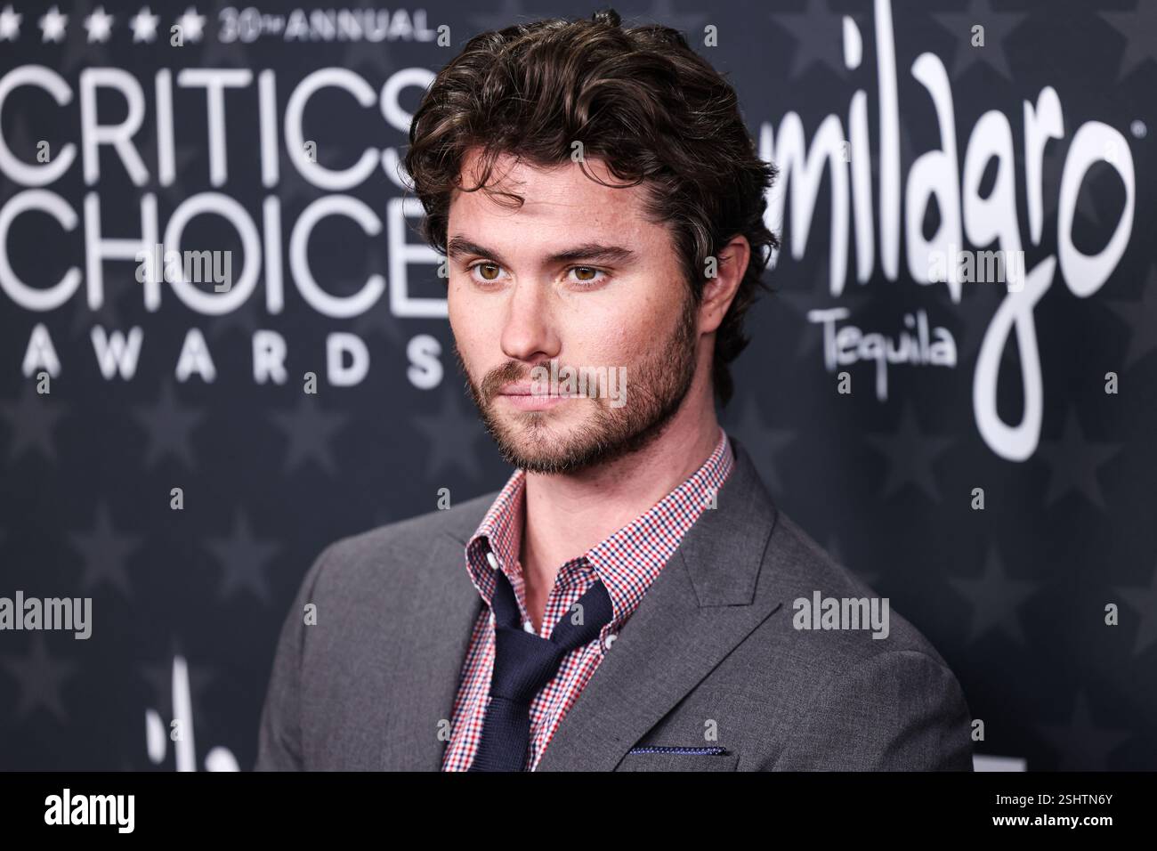 SANTA MONICA, LOS ANGELES, CALIFORNIA, USA - FEBRUARY 07: Chase Stokes ...