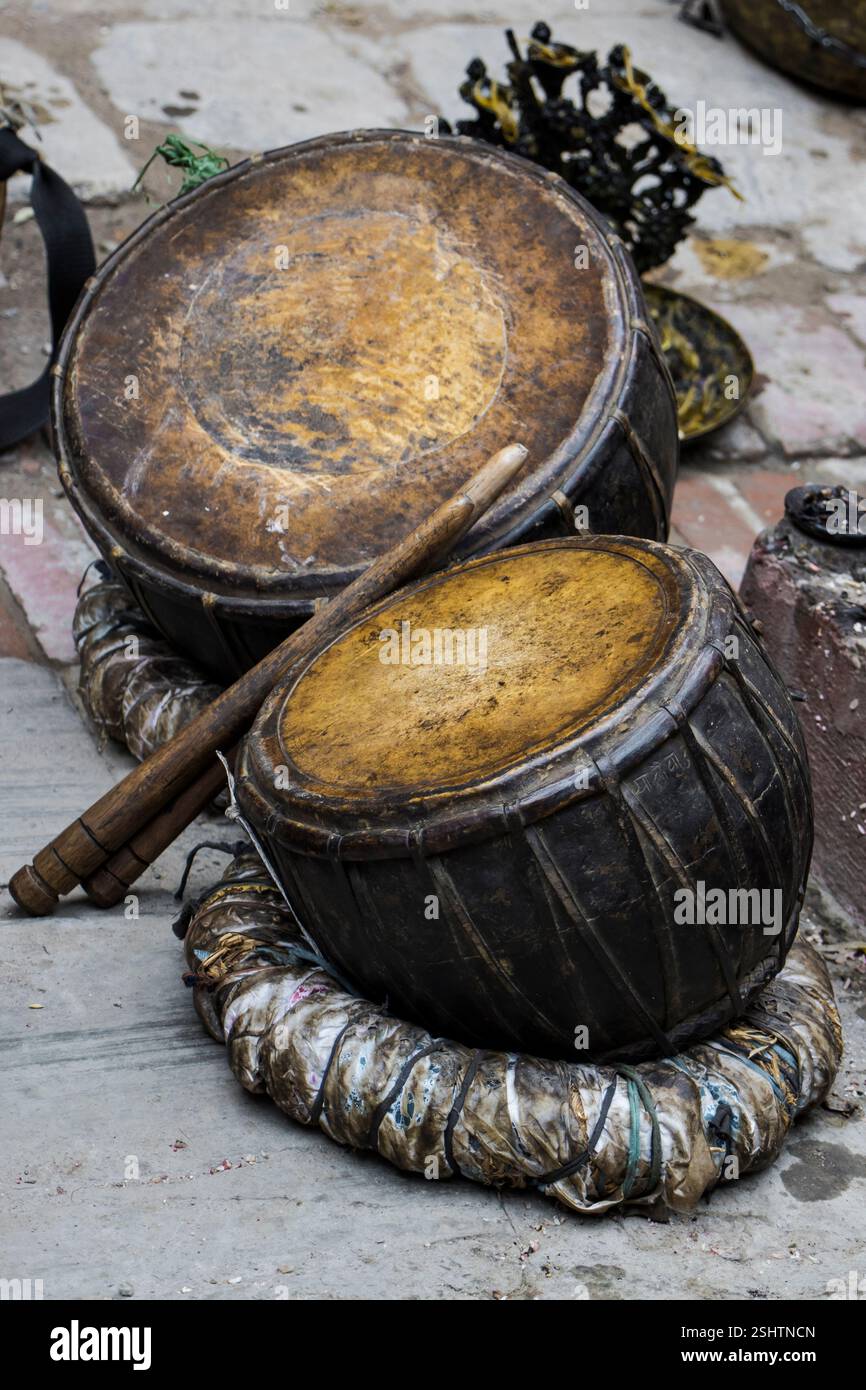 Nagara is a set of Kettle drums. These two drums are one of the main ...