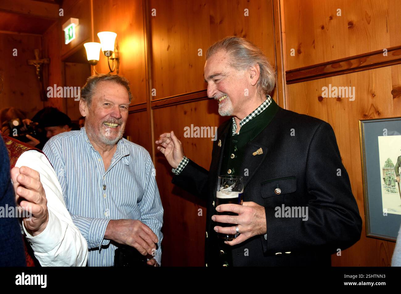Hansi Kraus Schauspieler Max Greger jun. Musiker Muenchen 10.02.2025 ...
