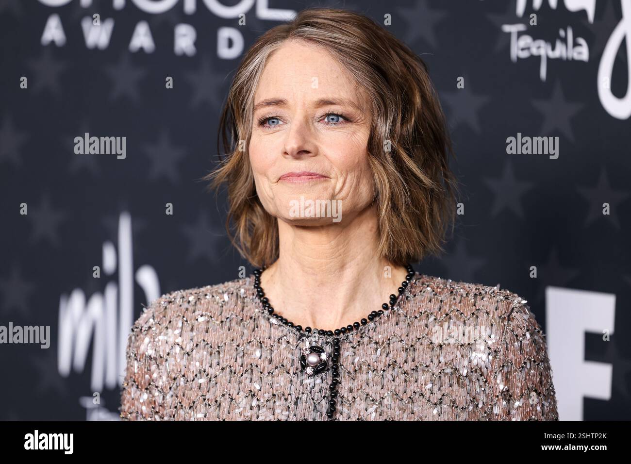 SANTA MONICA, LOS ANGELES, CALIFORNIA, USA - FEBRUARY 07: Jodie Foster ...