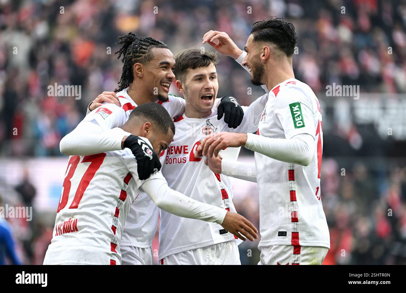 2. Bundesliga, Rhein Energie Stadium Cologne: 1 FC Koeln vs FC Schalke 04; Damion Downs (KOE ...