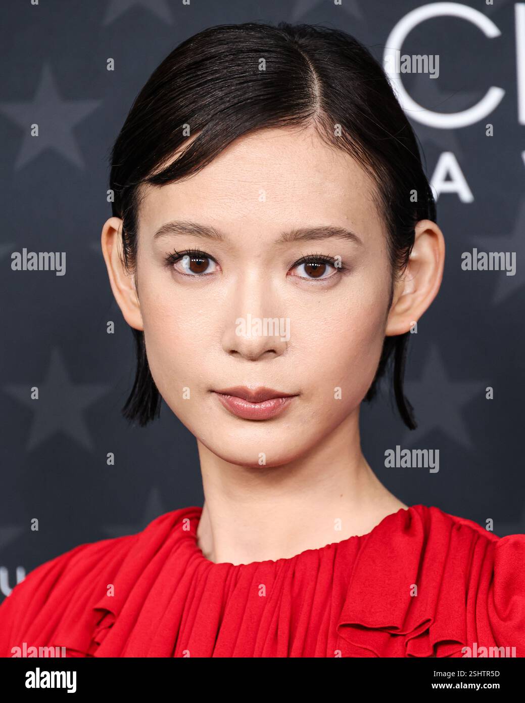 SANTA MONICA, LOS ANGELES, CALIFORNIA, USA - FEBRUARY 07: Moeka Hoshi ...