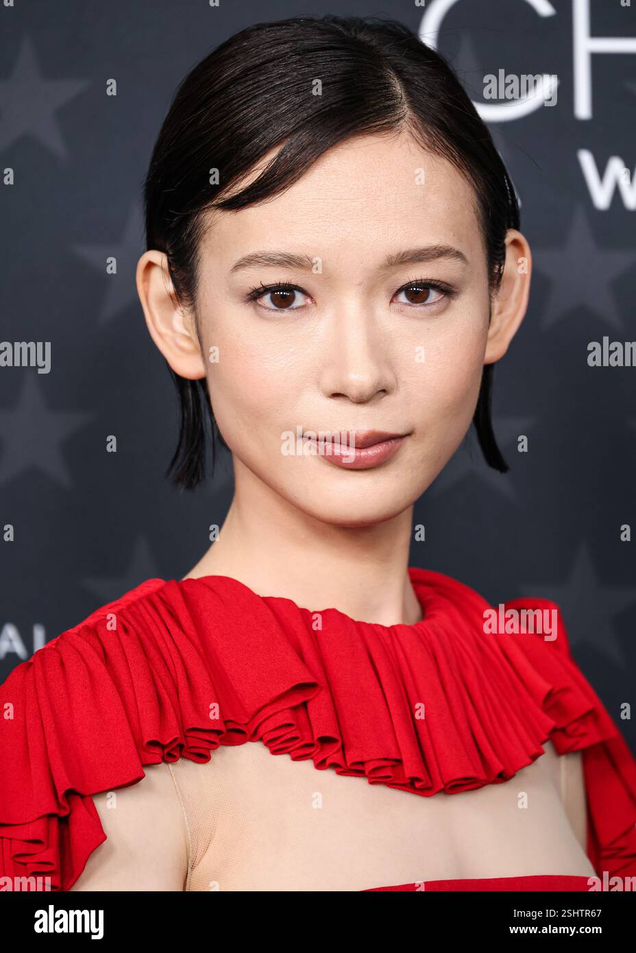 SANTA MONICA, LOS ANGELES, CALIFORNIA, USA - FEBRUARY 07: Moeka Hoshi ...