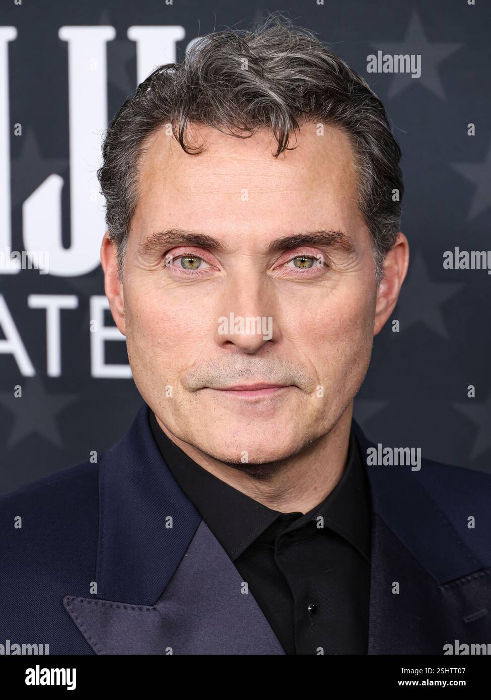 SANTA MONICA, LOS ANGELES, CALIFORNIA, USA - FEBRUARY 07: Rufus Sewell ...