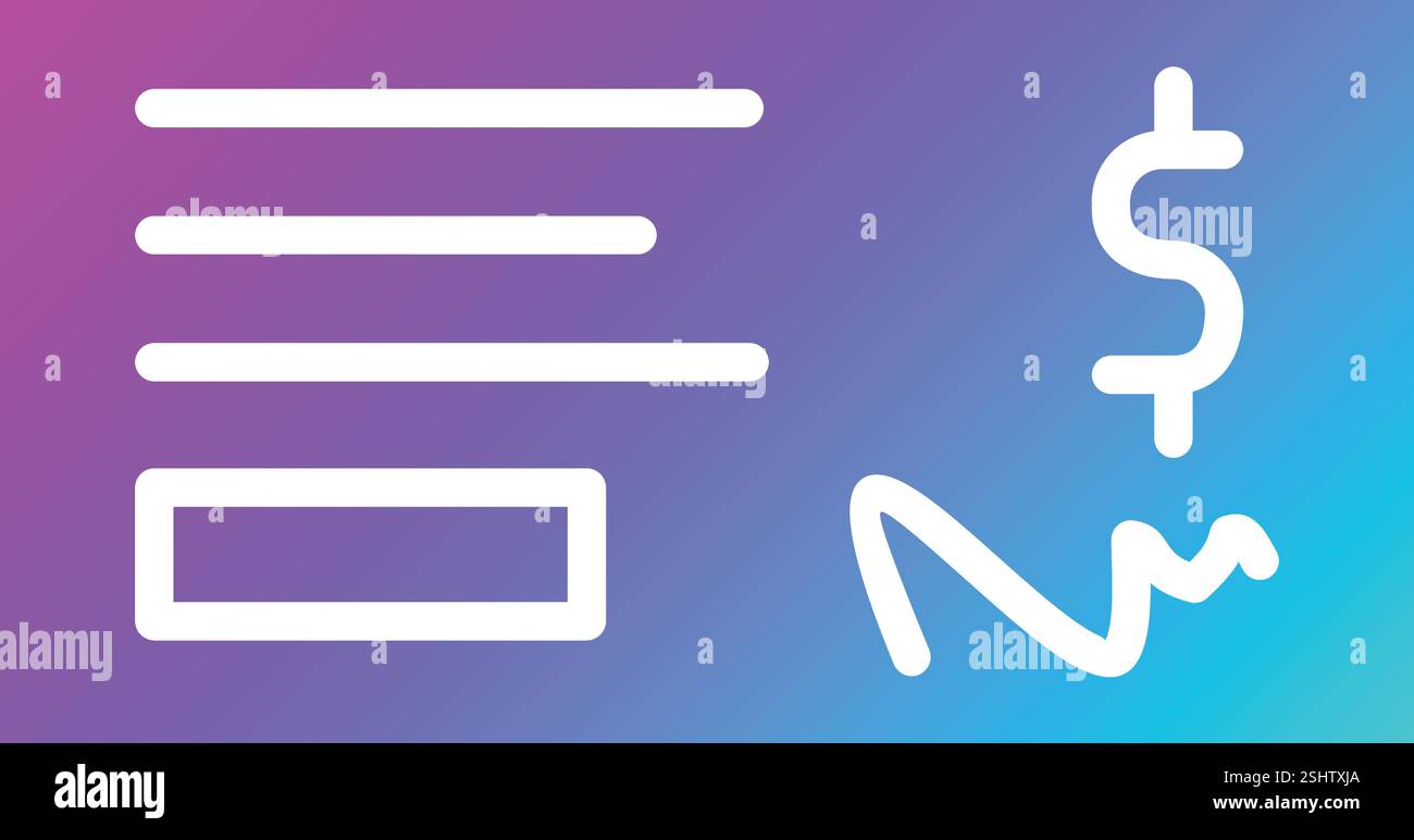 Bank cheque Vector Icon Design Illustration Stock Vector Image & Art ...