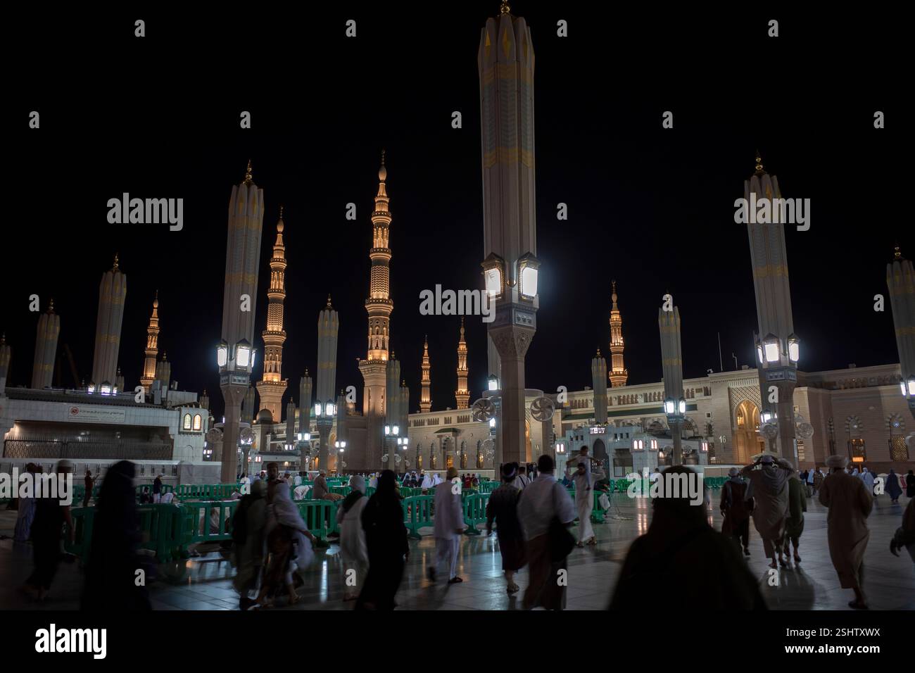 Medina, Saudi Arabia - July 3, 2024: Hajj and Umrah pilgrims near ...