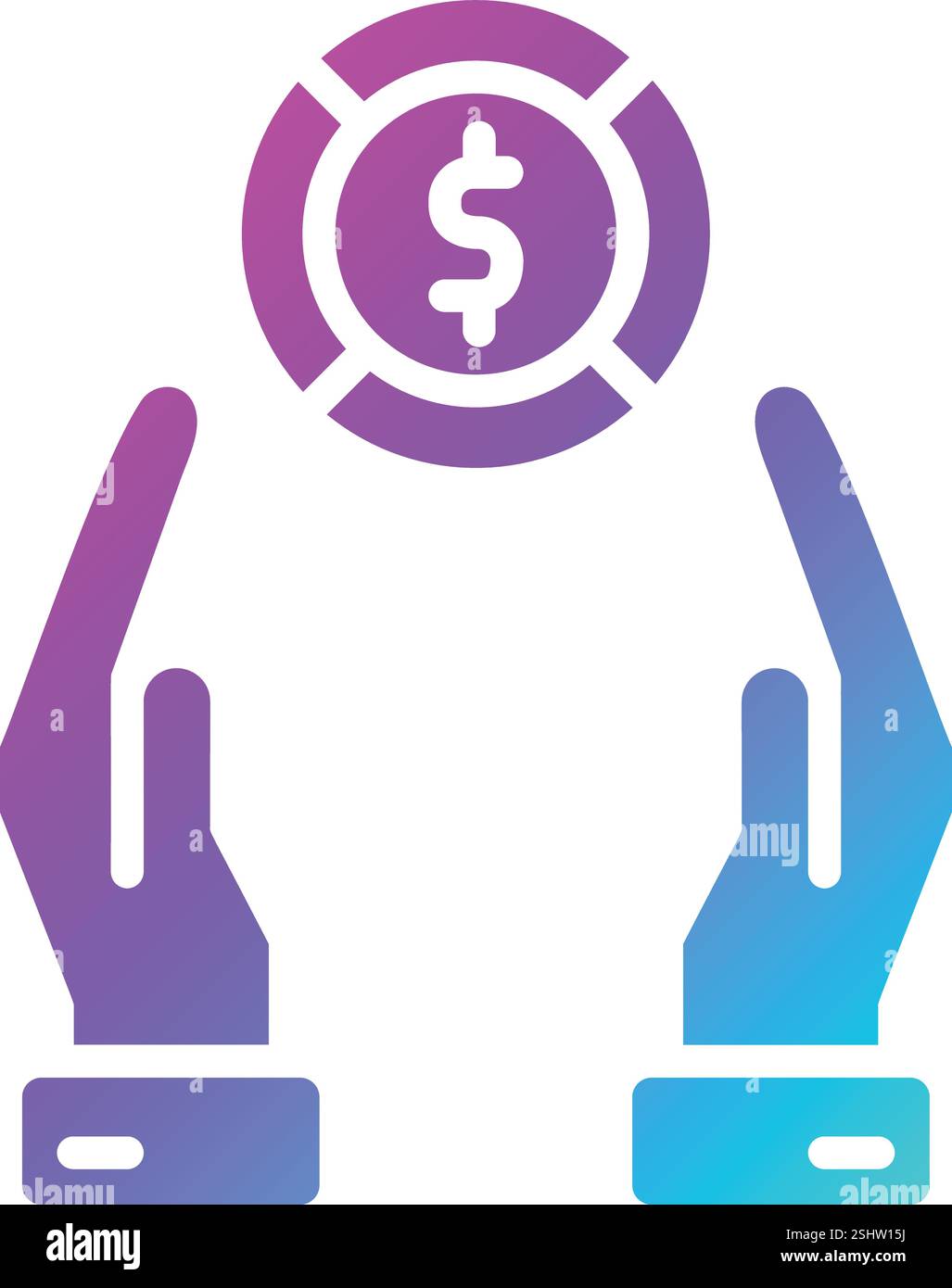 Donation charity line design Cut Out Stock Images & Pictures - Alamy