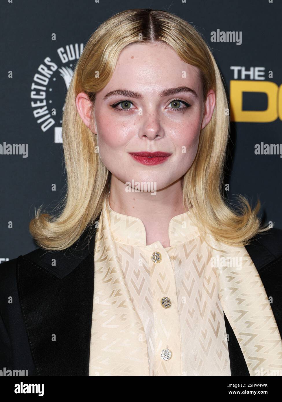 BEVERLY HILLS, LOS ANGELES, CALIFORNIA, USA - FEBRUARY 08: Elle Fanning ...