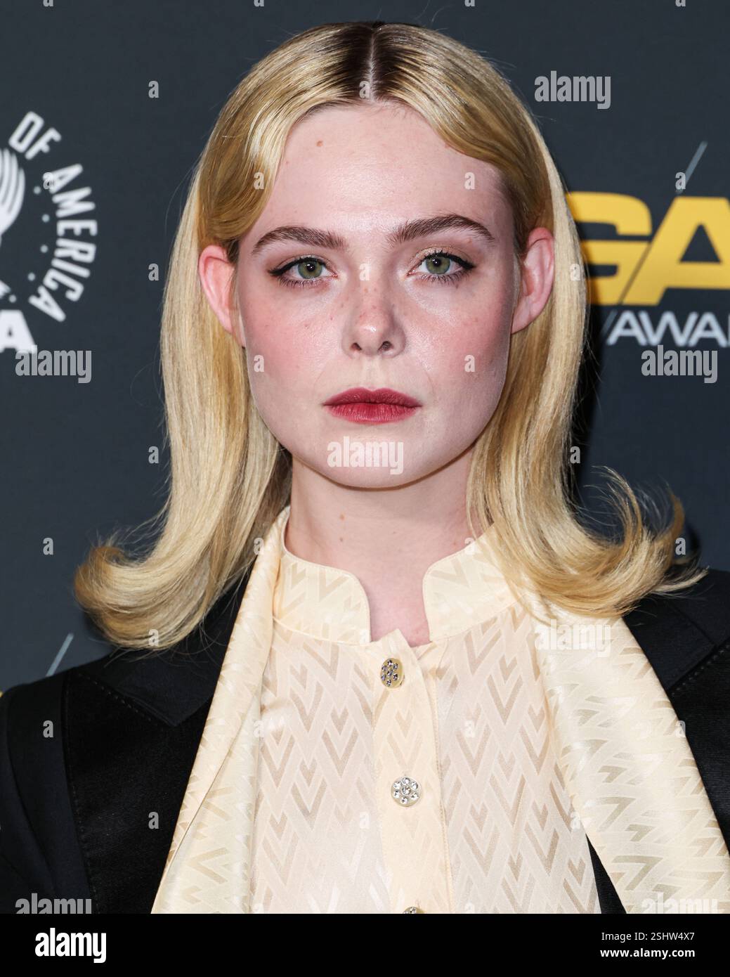BEVERLY HILLS, LOS ANGELES, CALIFORNIA, USA - FEBRUARY 08: Elle Fanning ...