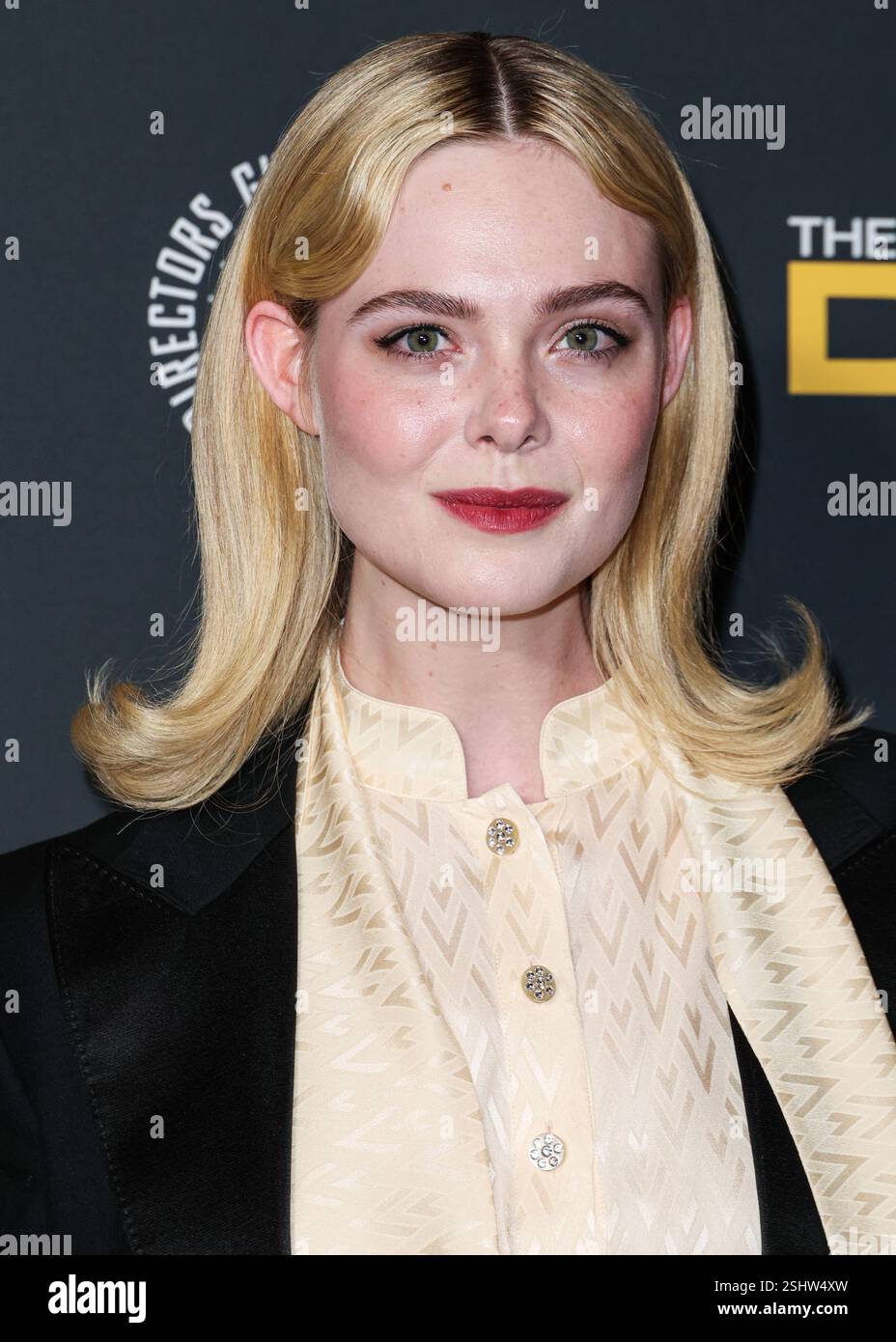 BEVERLY HILLS, LOS ANGELES, CALIFORNIA, USA - FEBRUARY 08: Elle Fanning ...