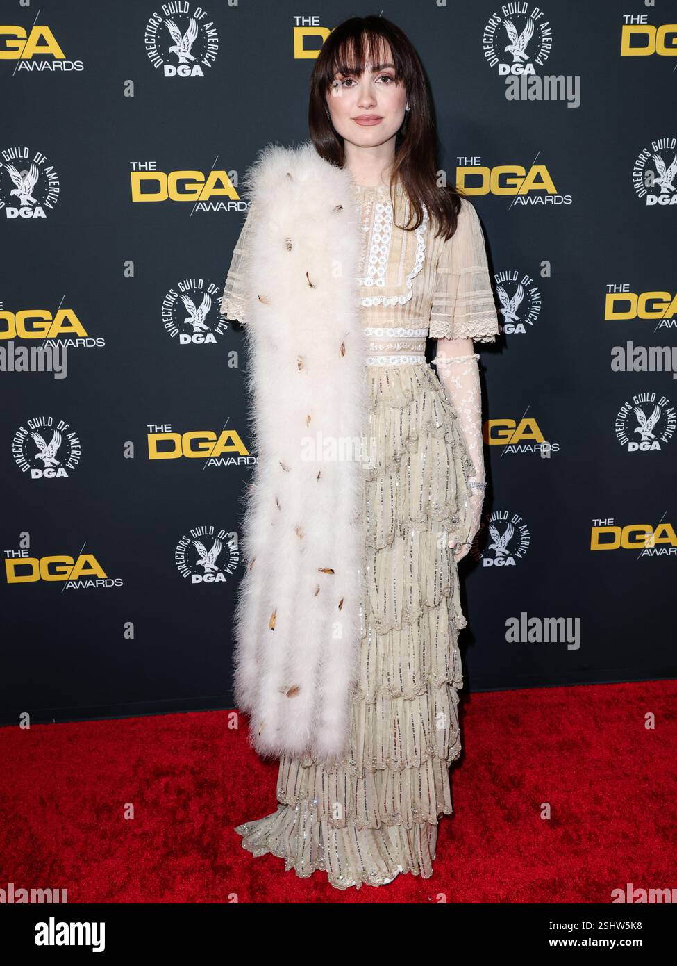 BEVERLY HILLS, LOS ANGELES, CALIFORNIA, USA - FEBRUARY 08: Maude Apatow ...