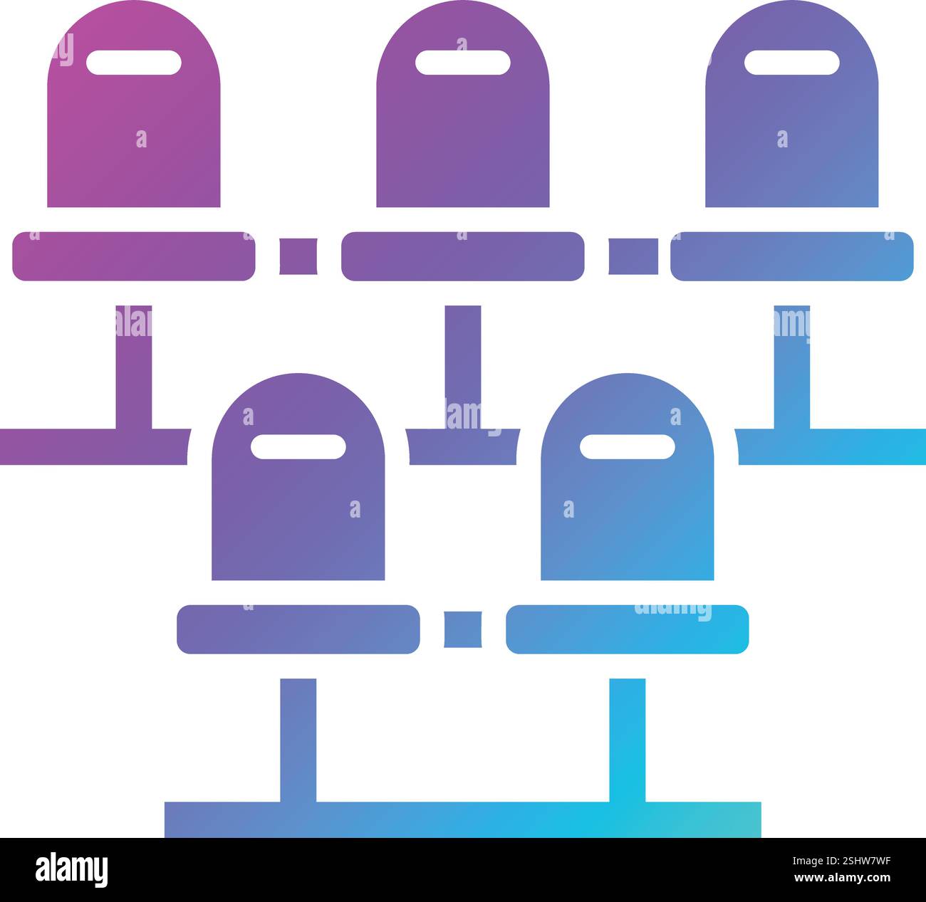 Waiting room Vector Icon Design Illustration Stock Vector Image & Art - Alamy