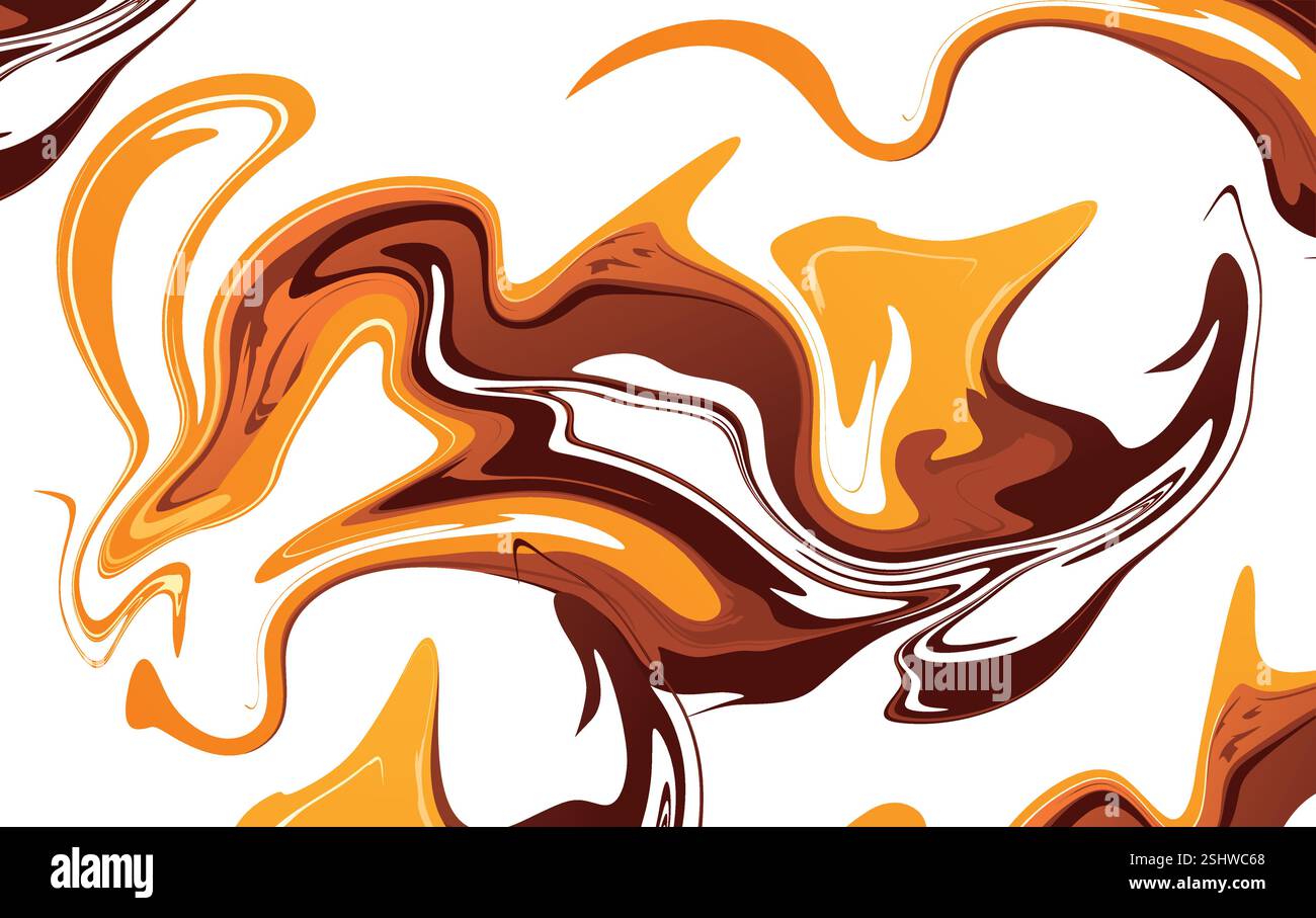 Abstract Wave Liquid Background Art. Liquid marble vector Stock Vector ...