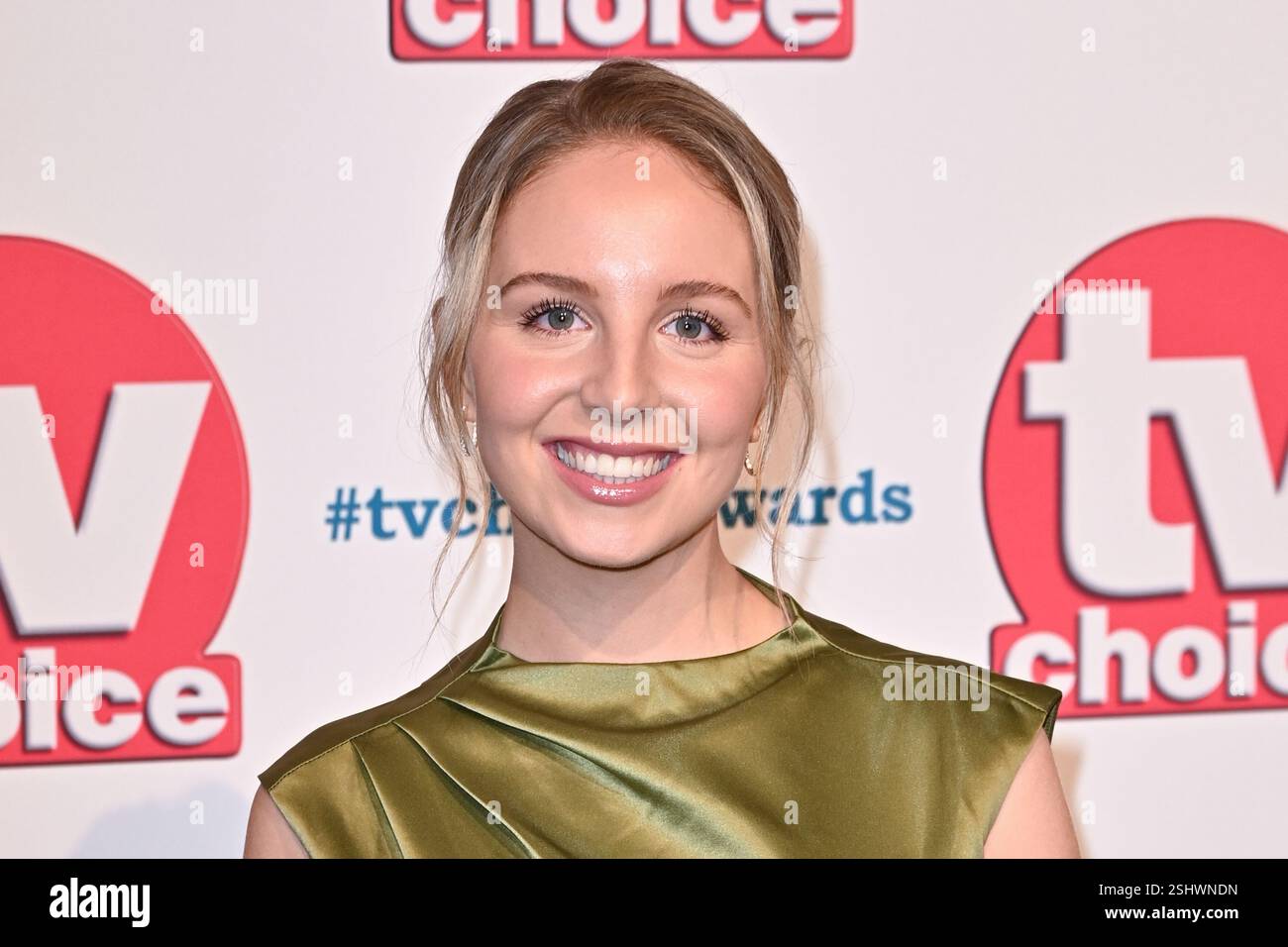 Eden Taylor-Draper attends the ‘TV Choice Awards 2025' - at the Park Lane Hilton Hotel in London ...