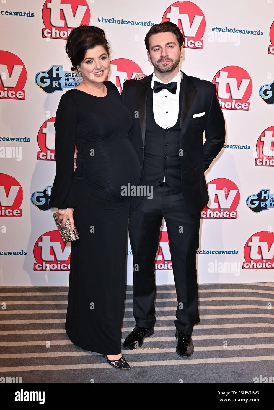 Storm Huntley and Kerr Okan attends the ‘TV Choice Awards 2025' - at ...
