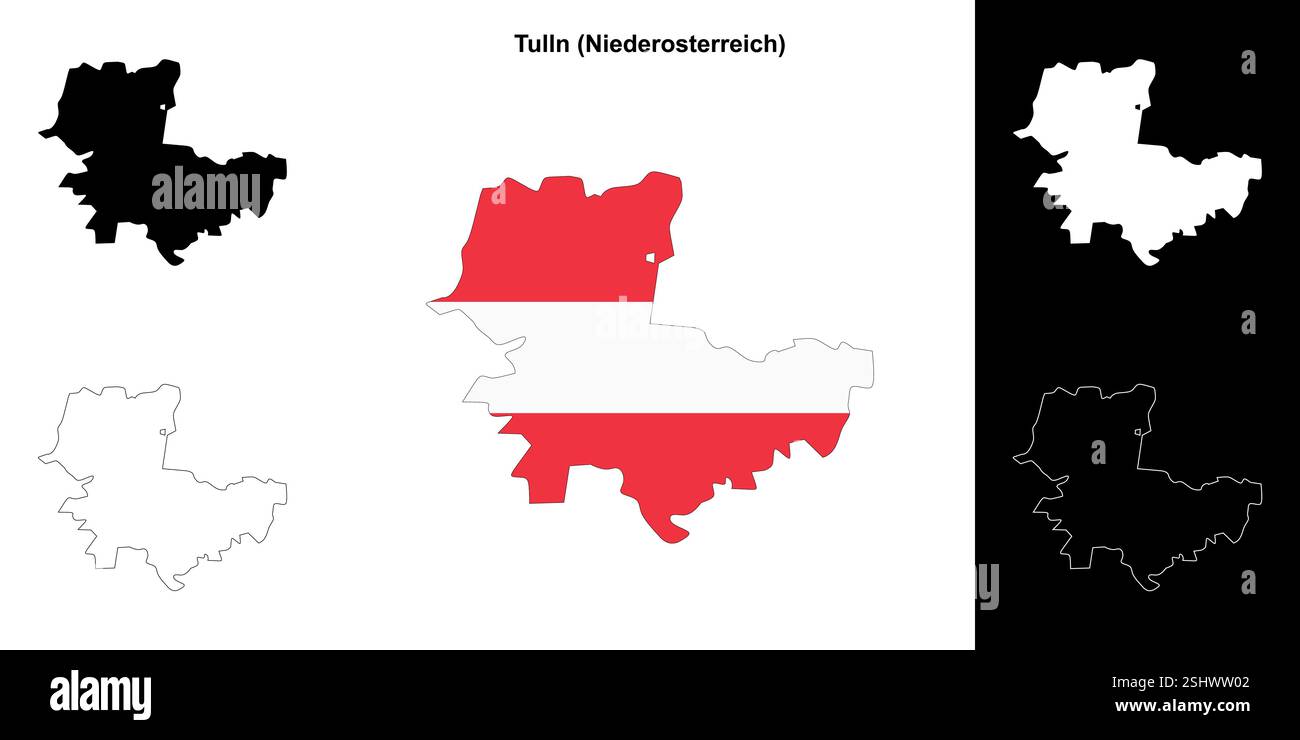 Tulln map hi-res stock photography and images - Alamy