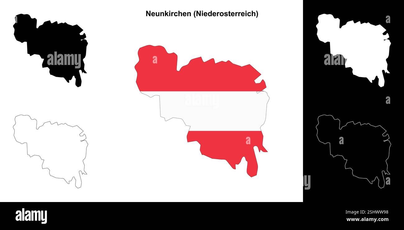 Neunkirchen map hi-res stock photography and images - Alamy