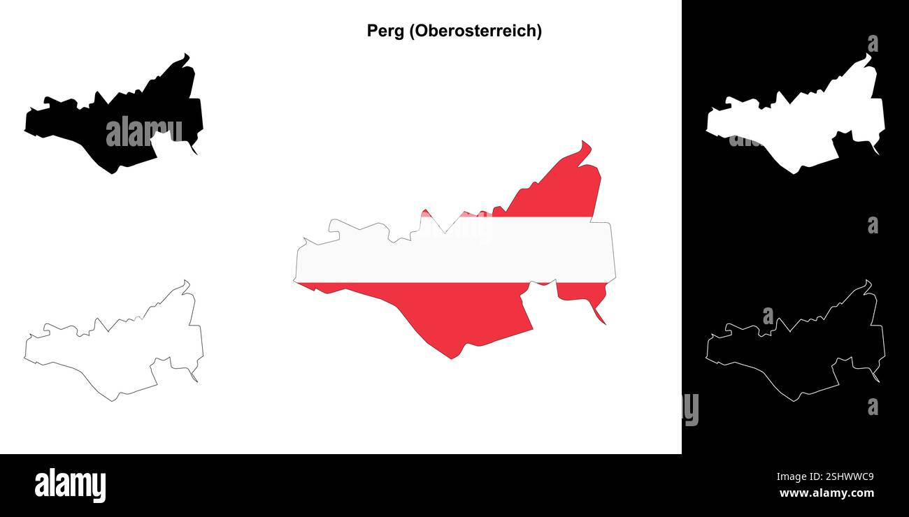 Perg blank outline map set Stock Vector Image & Art - Alamy