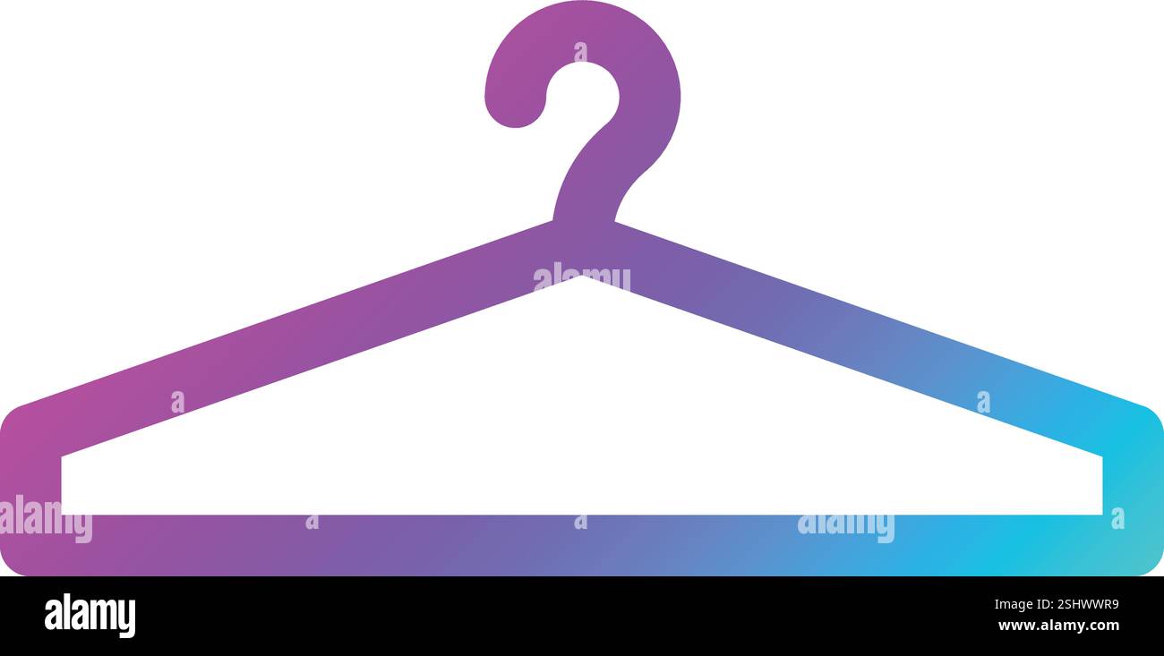 Hanger icon design hi-res stock photography and images - Alamy