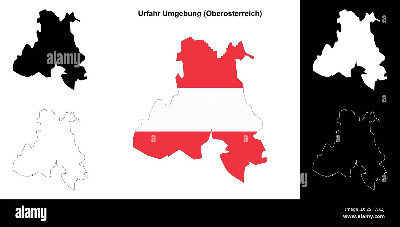 Blank urfahr umgebung map hi-res stock photography and images - Alamy