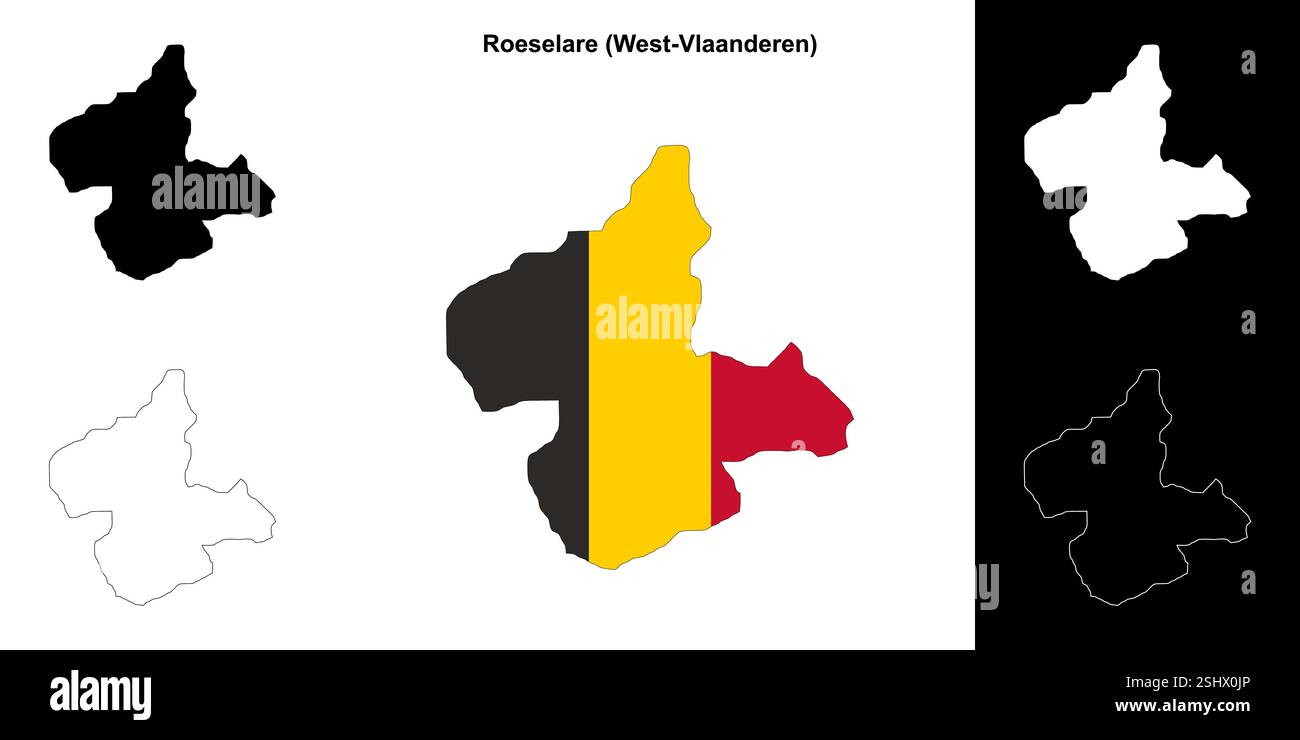 Map of roeselare hi-res stock photography and images - Alamy