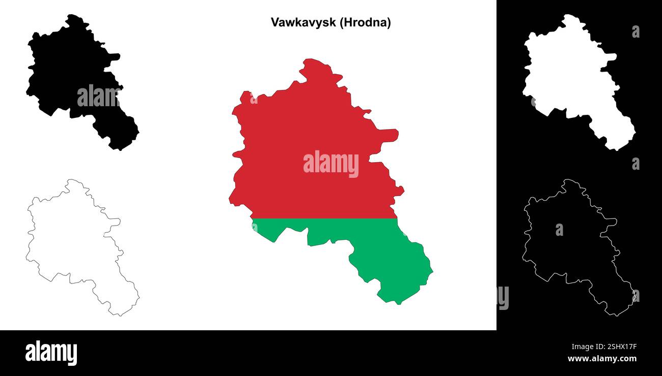 Vawkavysk eps map hi-res stock photography and images - Alamy