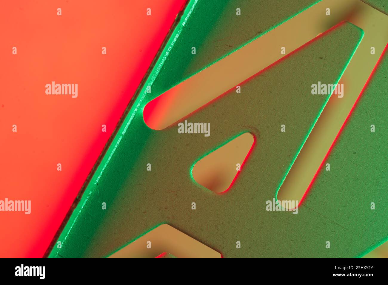 Cooling holes in a metal sheet with abstract light Stock Photo - Alamy