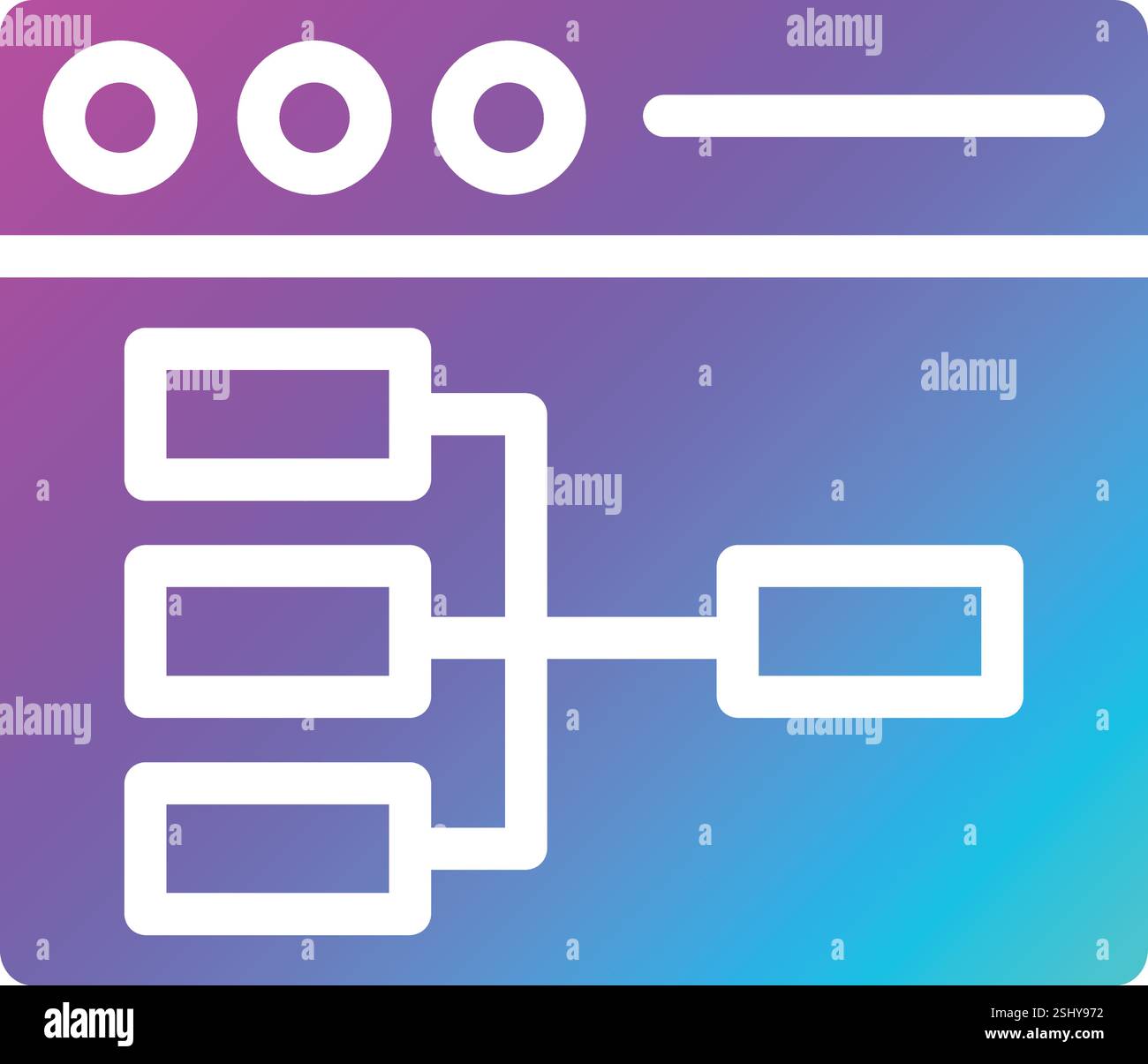 Ux design glyph icon Cut Out Stock Images & Pictures - Alamy