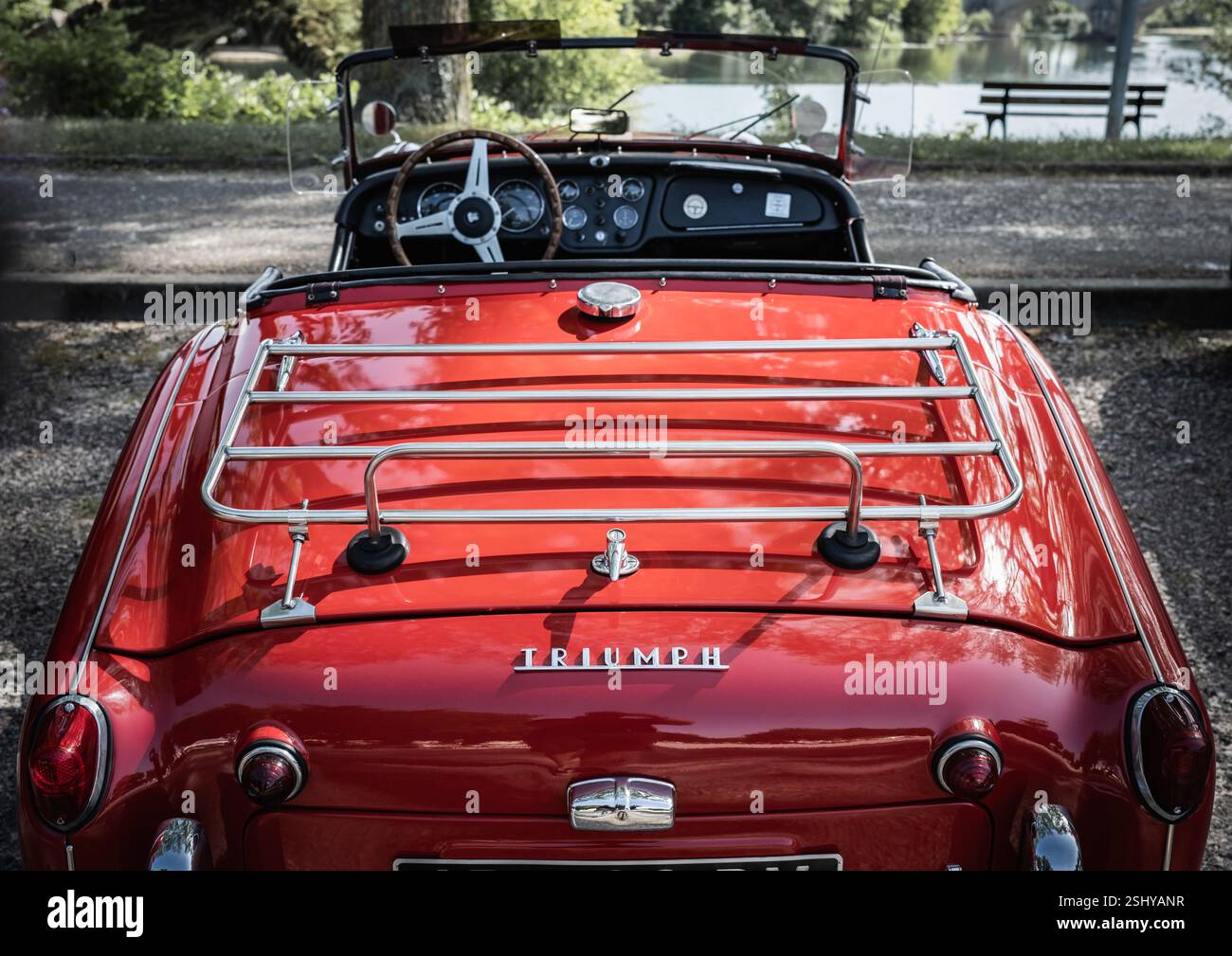 Triumph car in Dole Stock Photo - Alamy