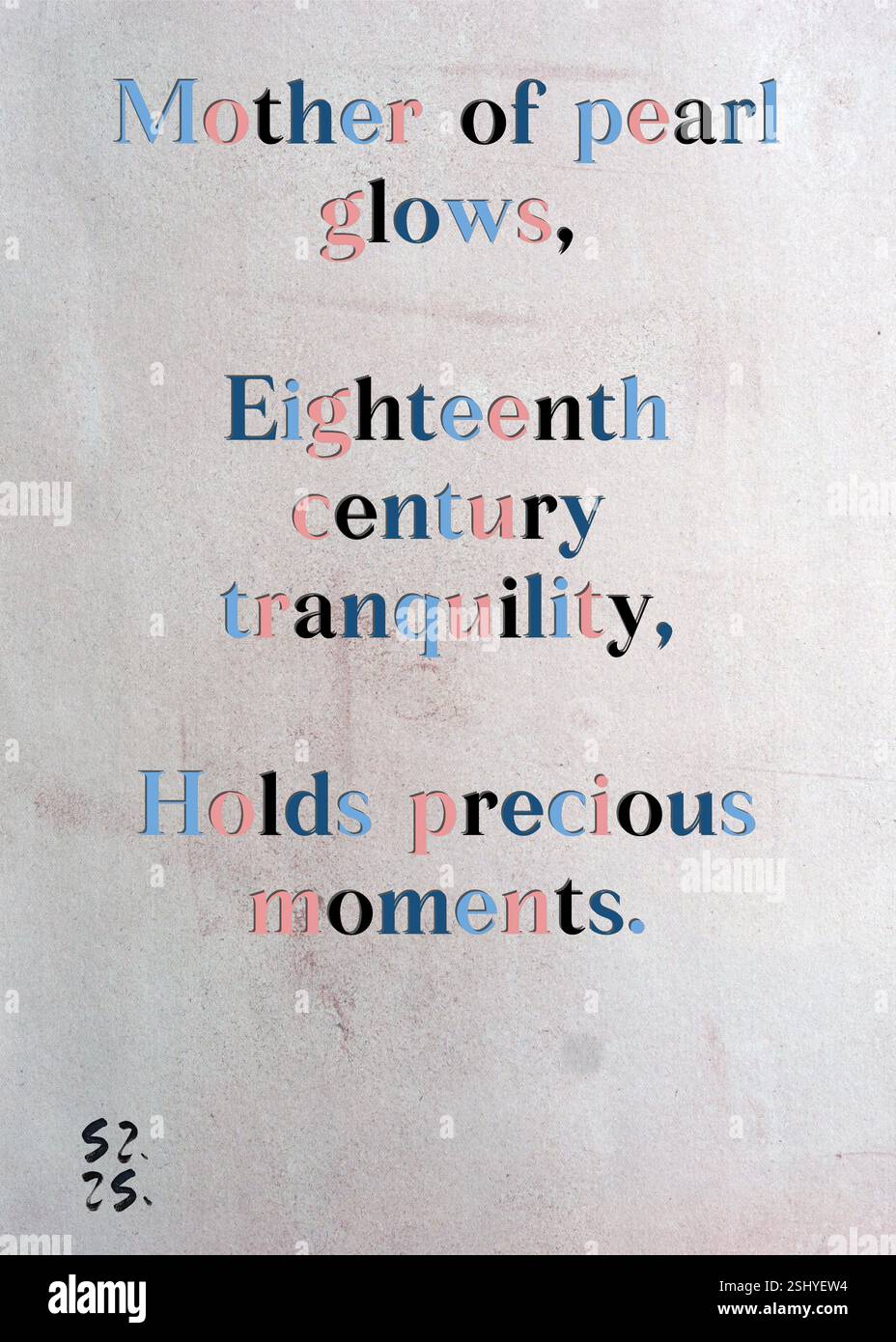 Mother of pearl glows, Eighteenth century tranquility, Holds precious ...